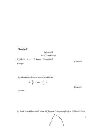 Soalan akhir tahun pt3 | PDF
