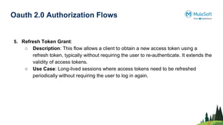 Oauth 2.0 Introduction and Flows with MuleSoft | PPT