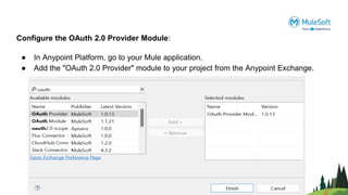 Oauth 2.0 Introduction and Flows with MuleSoft | PPT
