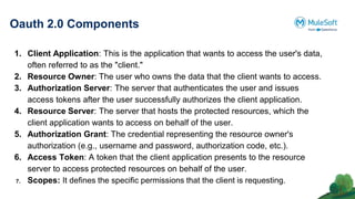 Oauth 2.0 Introduction and Flows with MuleSoft | PPT
