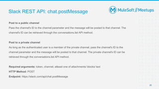 ChatGPT and Slack Integration with MuleSoft | PPT