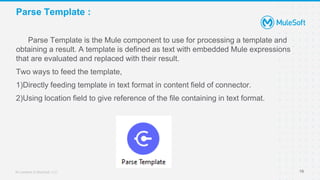 Patna MuleSoft Meetup | Exposing WEB GUI for DWL Mapping File | PPT