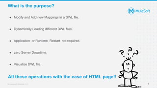 Patna MuleSoft Meetup | Exposing WEB GUI for DWL Mapping File | PPT