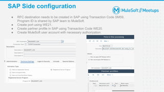 MuleSoft SAP Integration using IDocs | PPT