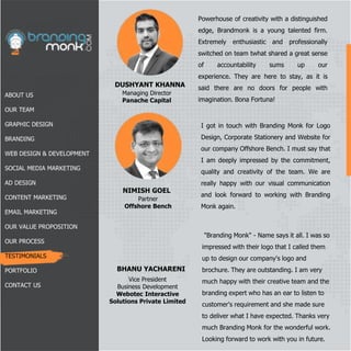 Corporate Brochure - Branding Monk | PDF