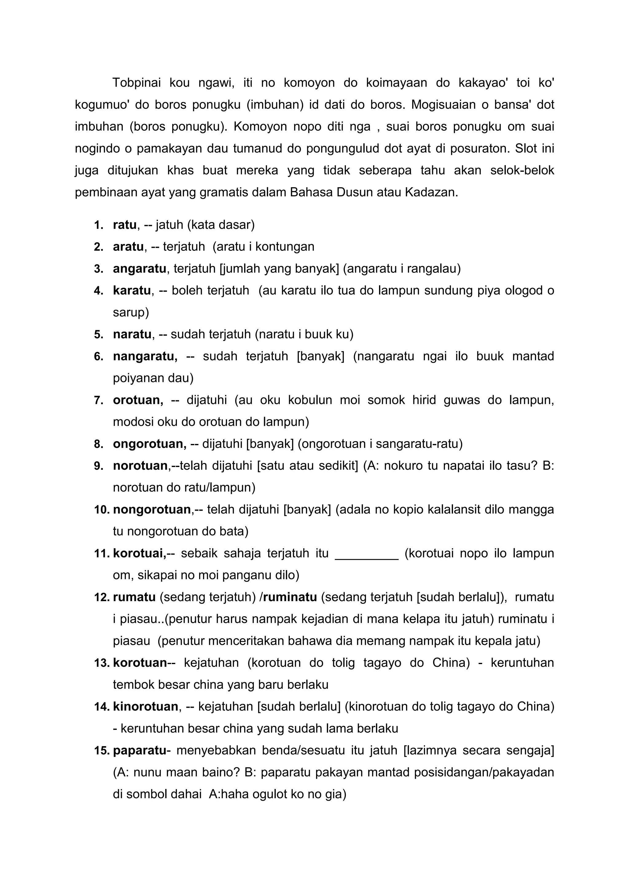 Patodboros ratu | PDF