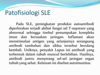 Patofiologi SLE | PPTX