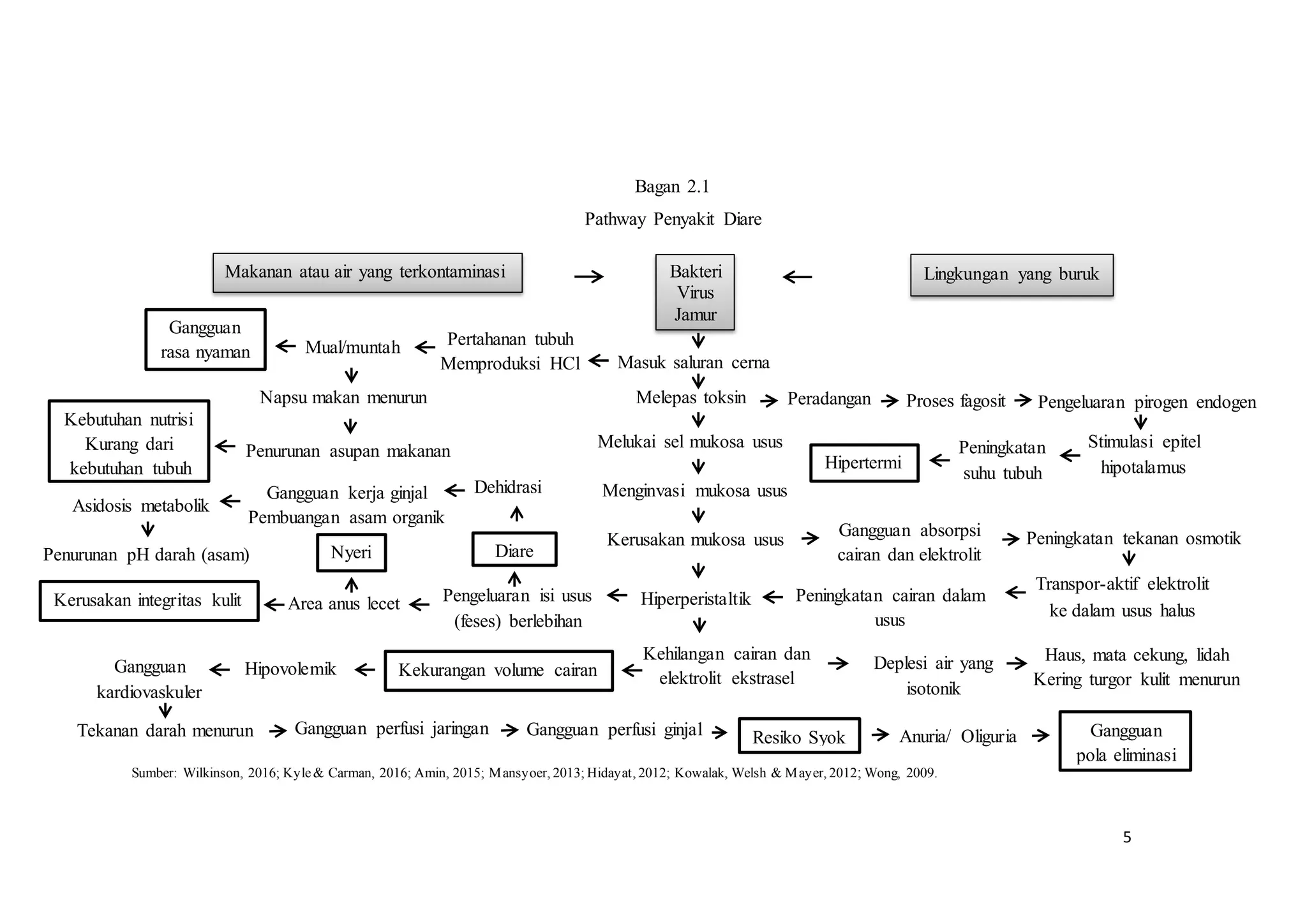 Patofisiologi diare pada anak | DOCX