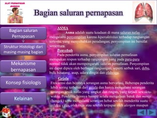 Patofisiologi sistem pernapasan | PPTX