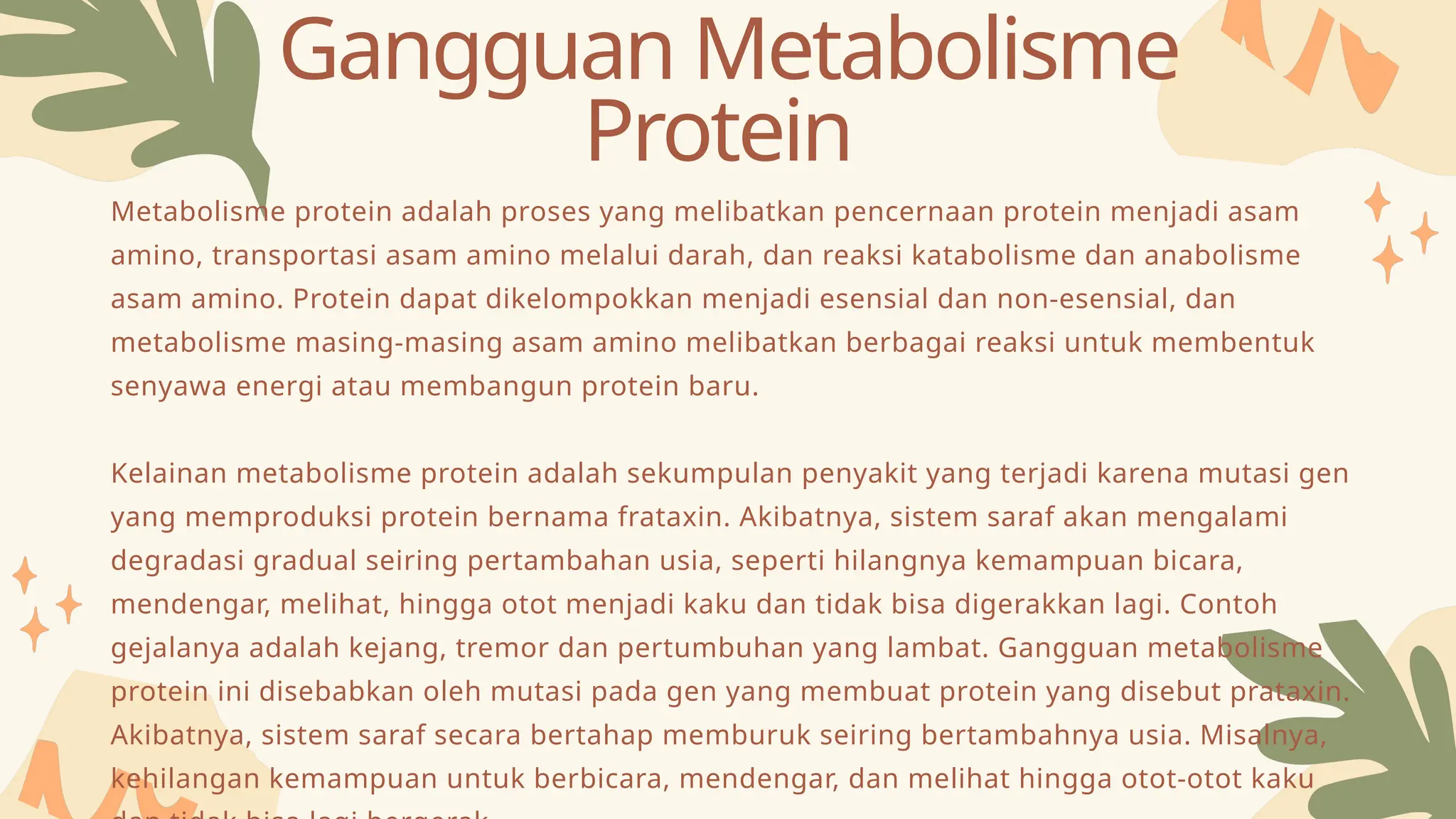 patofisiologi. Gangguan Metabolisme Protein.pptx
