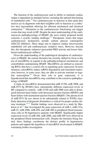 PATOFISIOLOGIA DE IC CON FRACCION DE EYECCION PRESERVADA | PDF