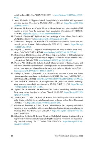 PATOFISIOLOGIA DE IC CON FRACCION DE EYECCION PRESERVADA | PDF