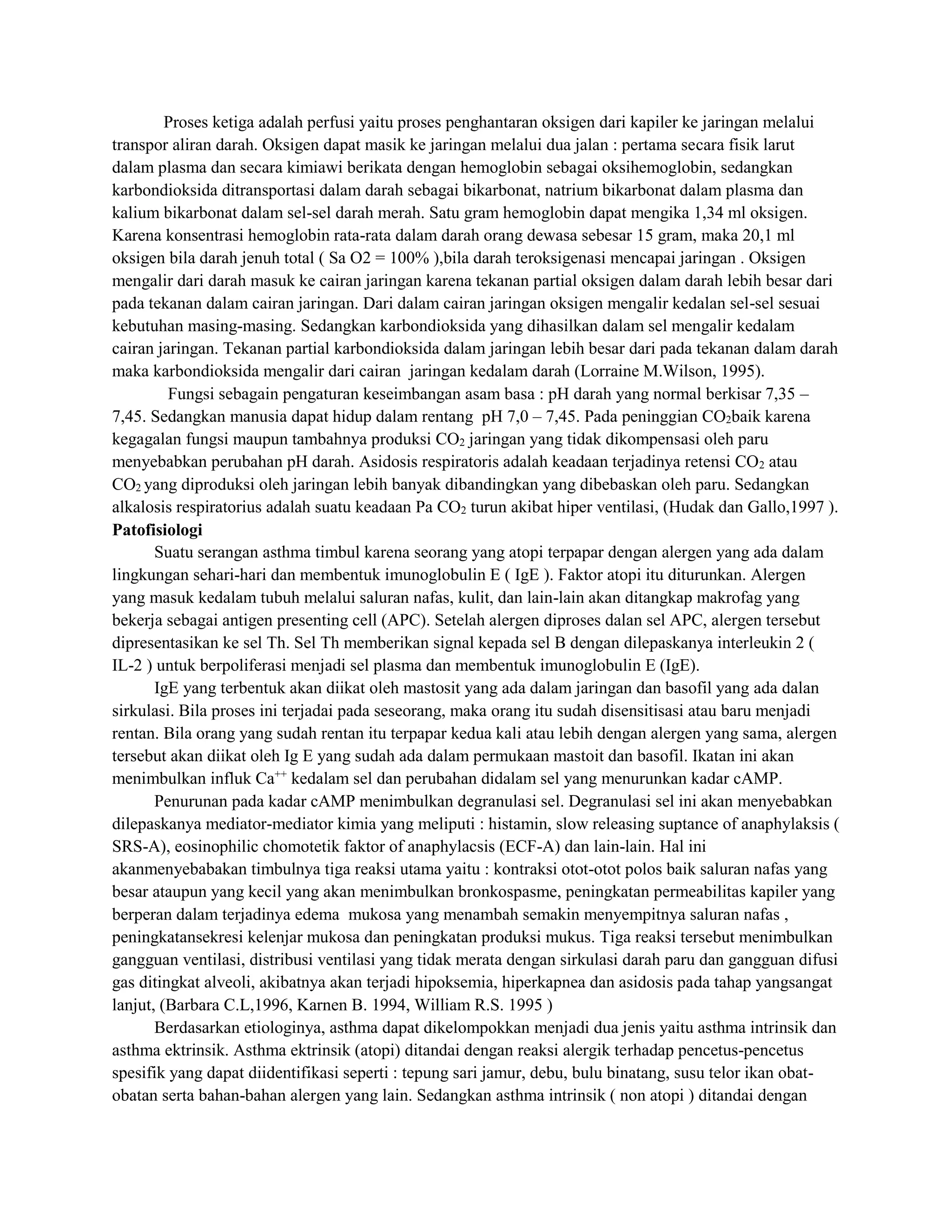 Patofisiologi asma | DOCX