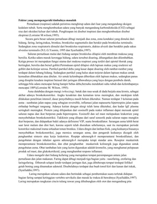 Patofisiologi asma | DOCX