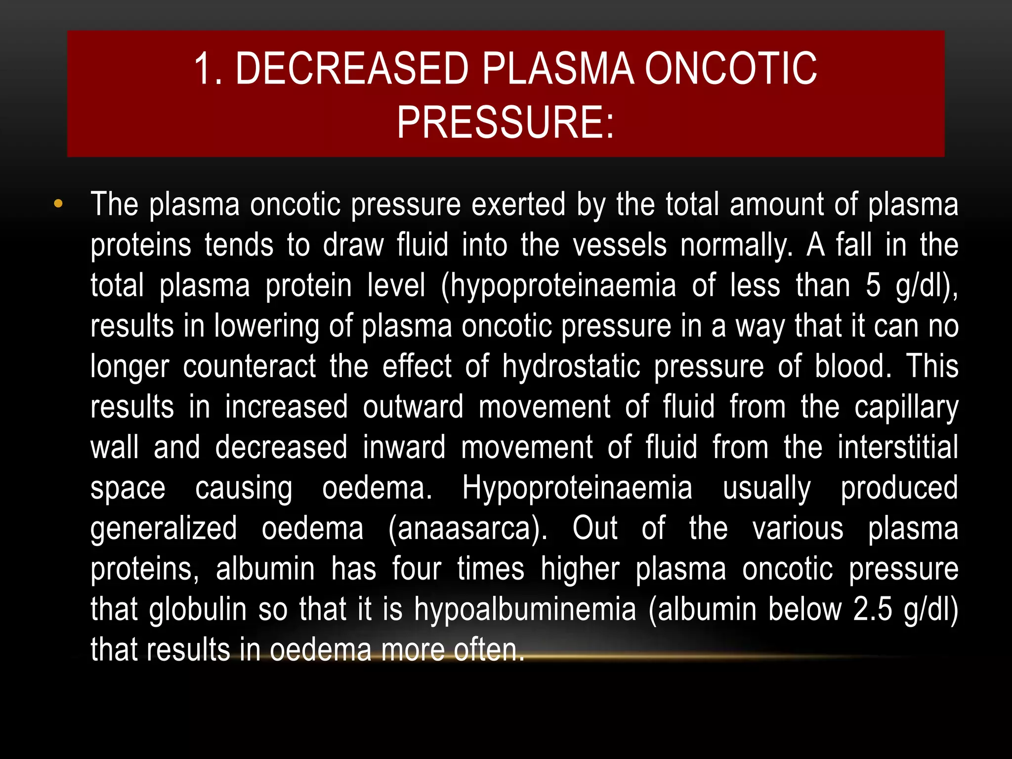 Patofisiologi edema | PPTX