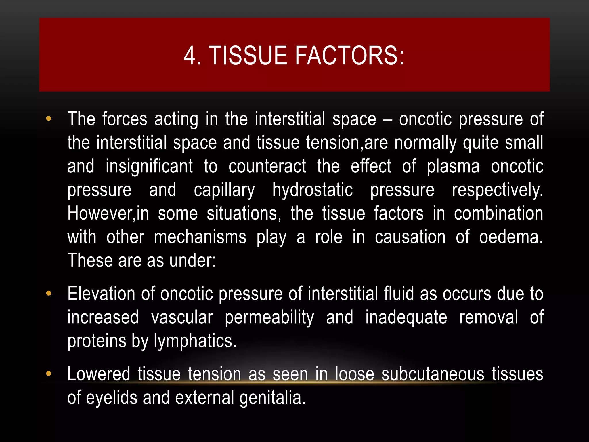 Patofisiologi edema | PPTX