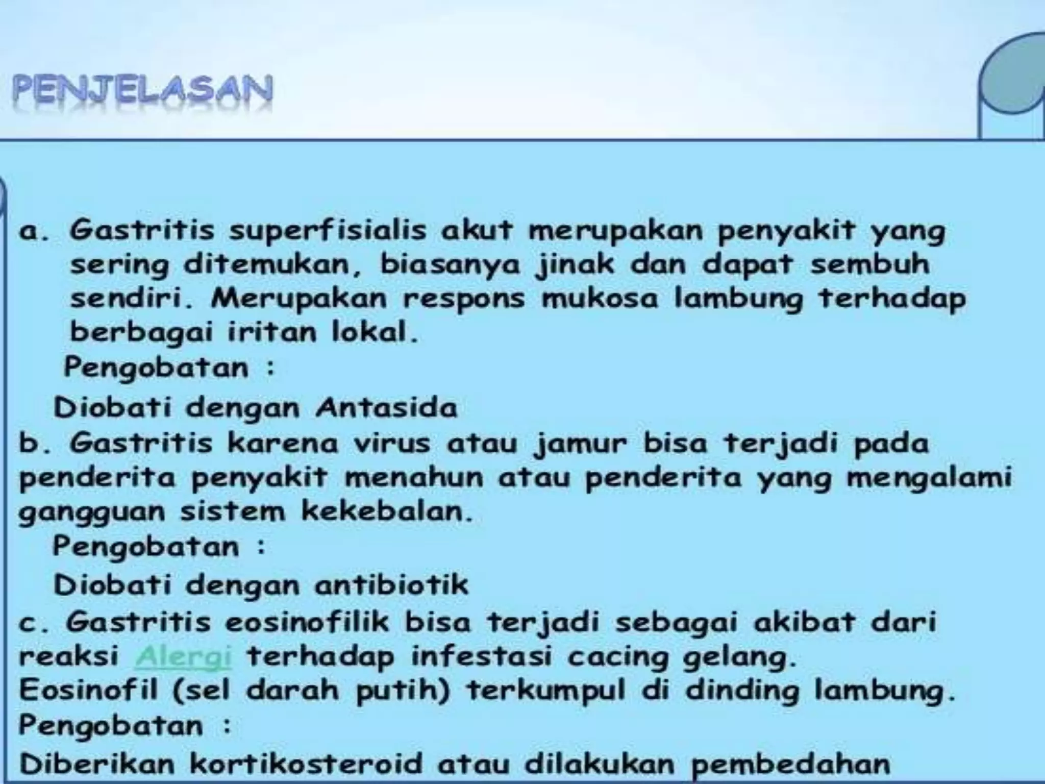 PEPTIC ULCER TUKAK LAMBUNG Patofisiologi peptic ulcer | PPTX