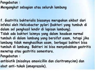 PEPTIC ULCER TUKAK LAMBUNG Patofisiologi peptic ulcer | PPTX
