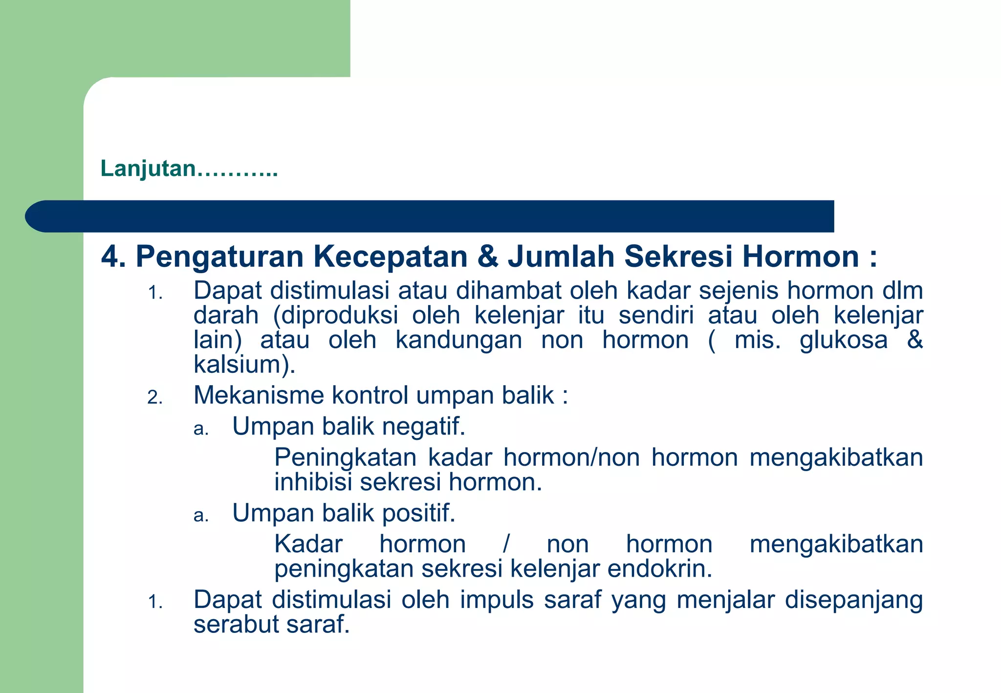 Patofisiologi sistem endokrin i | PPT