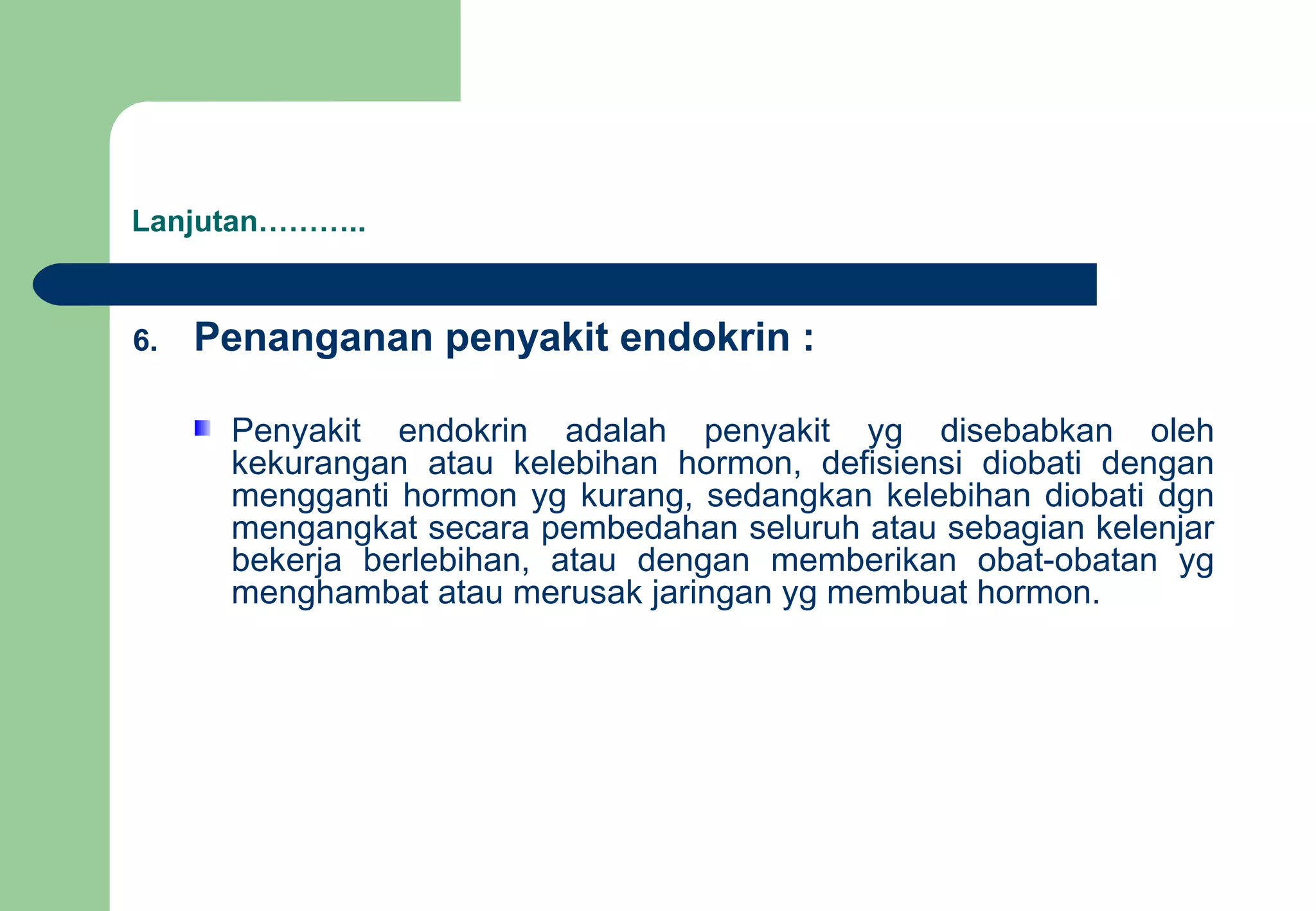 Patofisiologi sistem endokrin 1 | PPT
