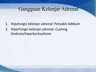 Patofisiologi Sistem Endokrin hormon pada sistem endokrin | PPT