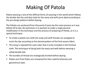 Patola silk | PPTX