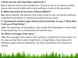 Patol babu PPT | PPTX