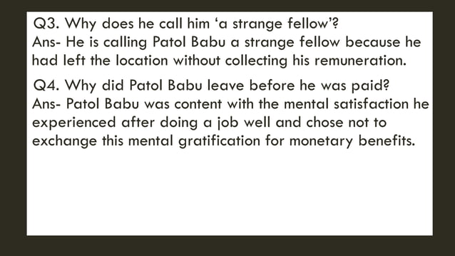 Patol Babu, FilmStar written by Satyajit Ray | PPTX