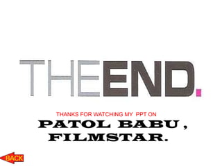 Patol babu, film star | PPTX