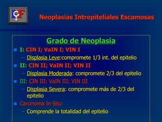 Patología del TGI-CIN y cáncer de cuello | PPT