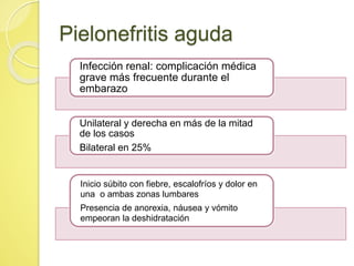 Patología aparato urinario en el embarazo | PPTX