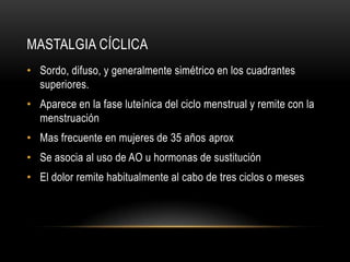 Patología benigna de mama | PPTX