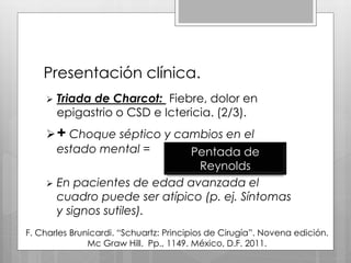 Patología de vesícula biliar y vías biliares. | PPTX