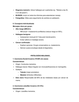 Comprehensive Overview of Breast Pathology: Anatomy, Benign Diseases ...