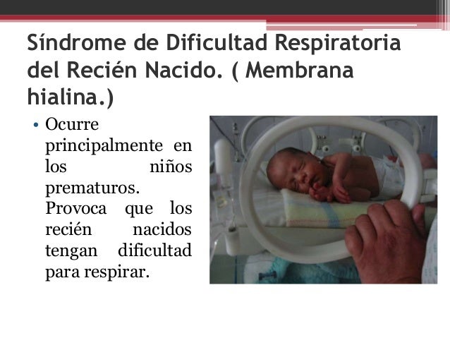 Patología neonatal sindrome de dificultad respiratoria
