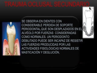 Patologías oclusales | PPTX