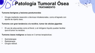 PATOLOGA TUMORAL OSEA, presentacion basi | PPT