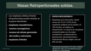 Patología Tumoral Retroperitoneal Primaria.pptx