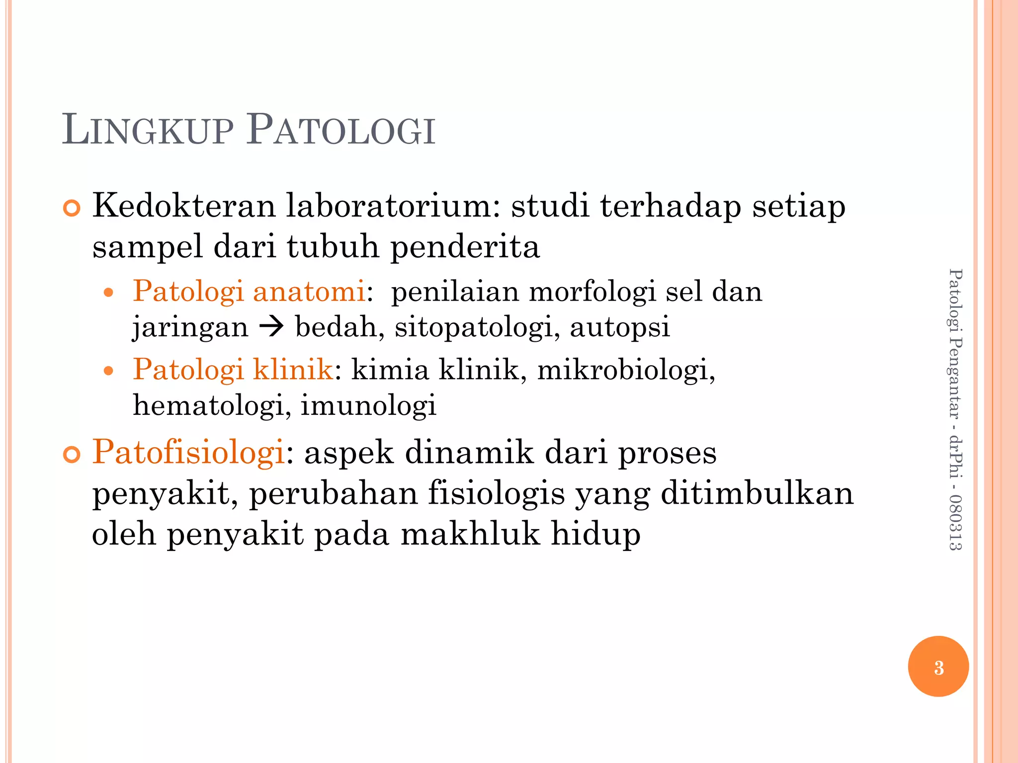 Pengantar Patologi | PDF