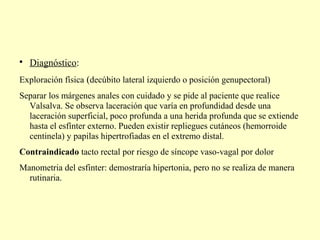 Patologia anorectal | PPT