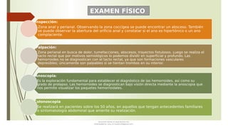Patología DEL ANO Y RECTO PATOLOGIA ANORECTAL | PPT