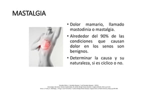 Patologia Benigna de Mama | PPTX