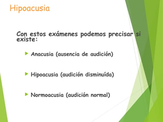 Patologia del oido interno | PPT