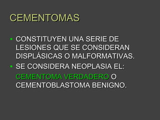 Patologia de los maxilares | PPT