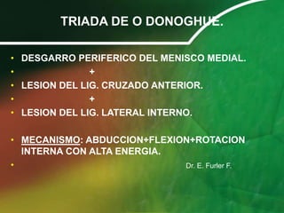PATOLOGIA DE RODILLA EN ADULTOS.ppt GENERALIDADES | PPT