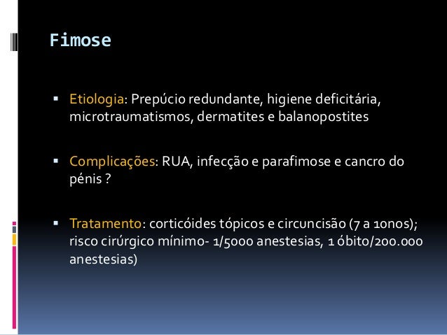 Fenda Dorsal Parafimose