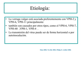 Patologia oral infección papiloma humano | PPT