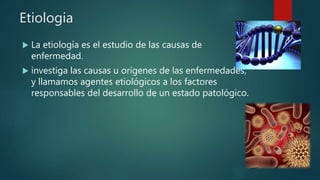 Patologia para fisioterapia introduccion | PPTX