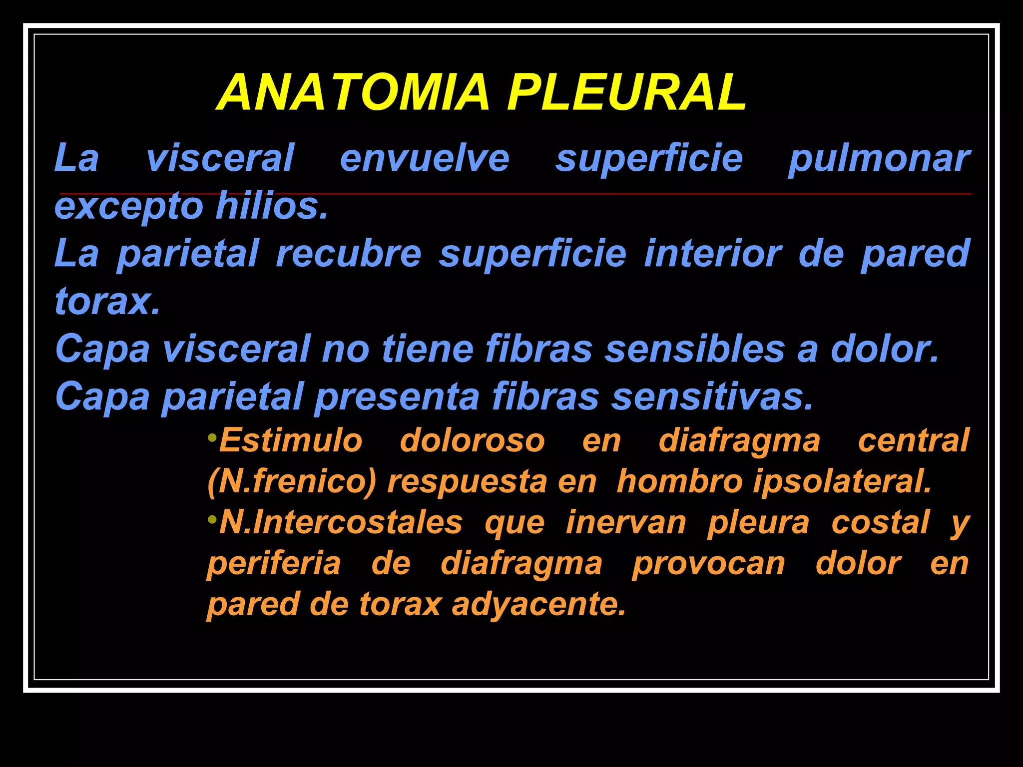 Patologia pleural Dr.Casanova | PPT