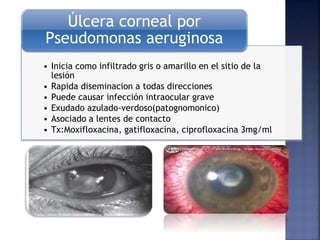 ulceras corneales bacterianas | PPTX